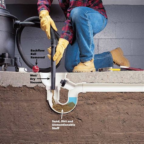 Basement Floor Drain Ball Trap Flooring Ideas
