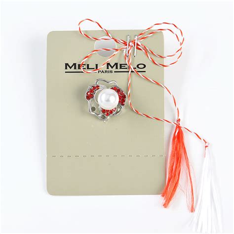 Brosa Martisor Floare Argintie Cu Perla Meli Melo Paris Emag Ro