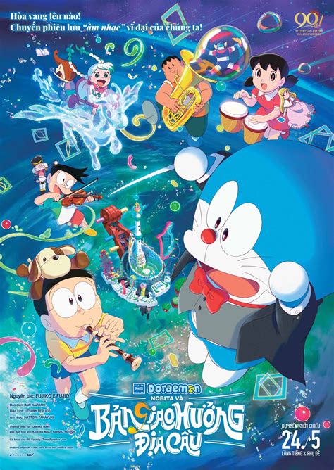 Doraemon Nobita Và Bản Giao Hưởng Địa Cầu Doraemon Trở Lại Với Khán Giả Việt Elle