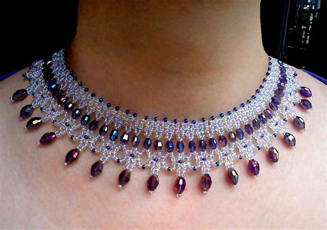 Free Pattern For Beaded Necklace Antonella Beads Magic