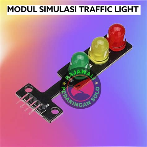 Jual MODUL LED SIMULASI TRAFFIC LIGHT ARDUINO Kota Surakarta RAJAWALI PEDARINGAN SOLO