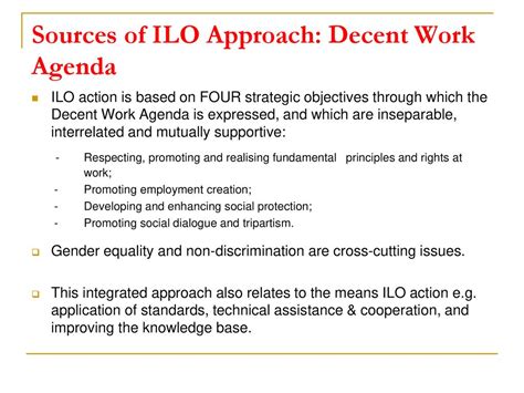 linking migrant workers priorities with ilo s decent work agenda ppt