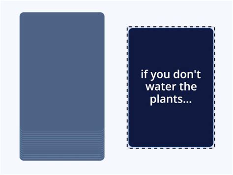 Zero Conditional Speaking Cards