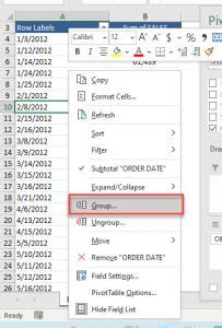 Errors When Grouping By Dates MyExcelOnline