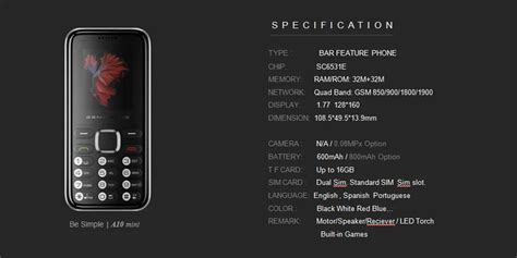 Ipro 177inch A10 Mini Dual Sim Card Mobile Phone Best Sound Quality