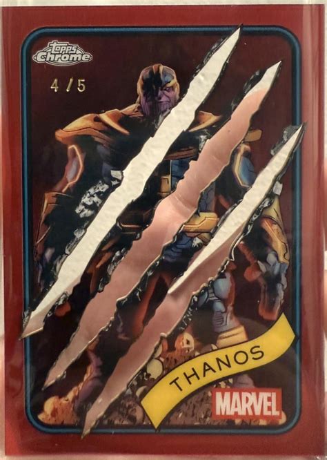 Thanos Red Clawed 158 Prices Marvel 2025 Topps Chrome Marvel Cards