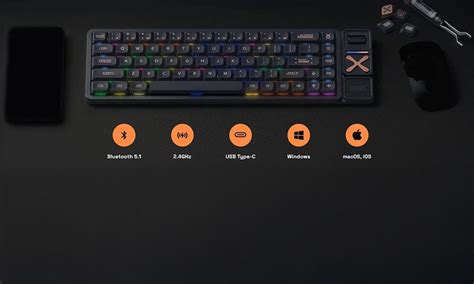 Iqunix Magi65 Pro Ochre White Rgb Gaming Klavye Laptop Tr