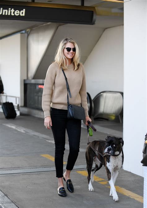 Kate Upton Casual Style Lax Airport In Los Angeles 22 2017 • Celebmafia