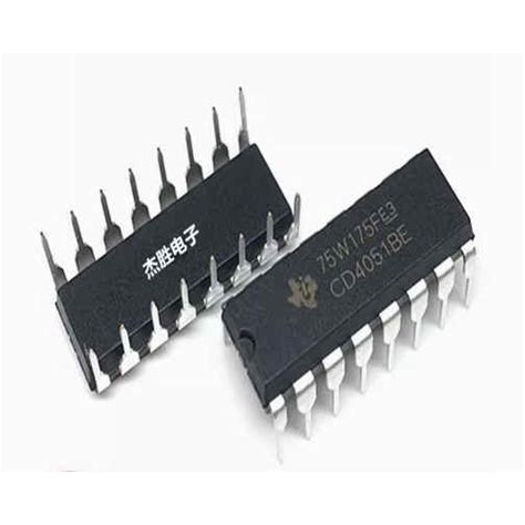 [rwg] 全新 Cd4051 Cd4051be 直插 Dip 16 接口 模擬開關芯片ic 蝦皮購物