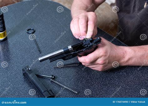 Assembly And Disassembly Of The Gun Spare Parts Pistol Details Of The
