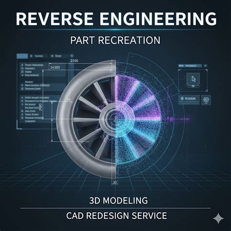 Reverse Engineering Part Recreation 3d Modeling Cad Redesign By Michael