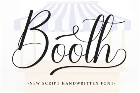 Booth Script Font Download Free Font