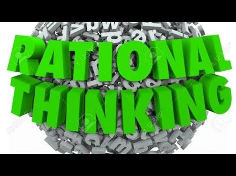 What Is Rational Thinking YouTube
