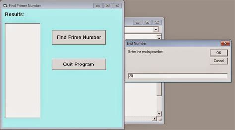 Free Programming Source Codes And Computer Programming Tutorials Prime Numbers In Visual Basic 6