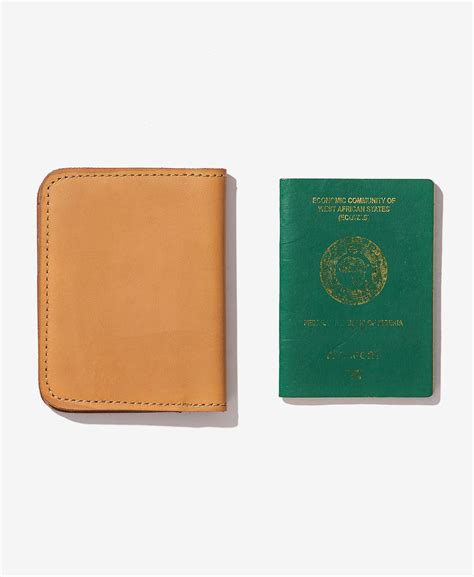 Hingees Brown Leather Passport Holder