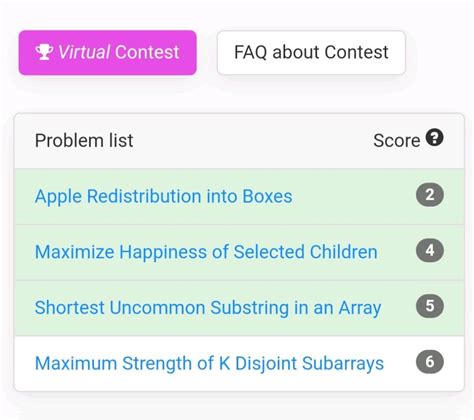 leetcode weekly contest 388 got 5733 out of 28k participants dev