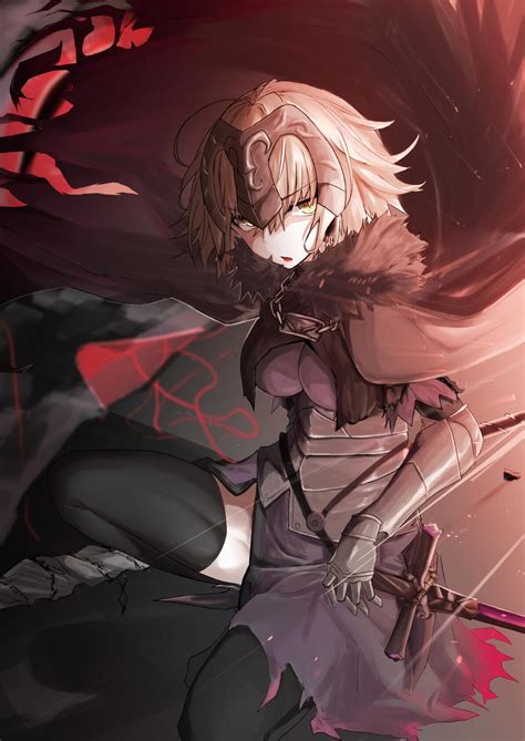 【fate Apocrypha】贞德and黑贞，100张p站精选插画分享。 哔哩哔哩