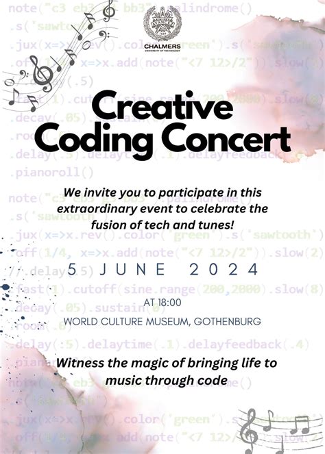 Creativecoding Girlsintech Stem Innovation Music Concert