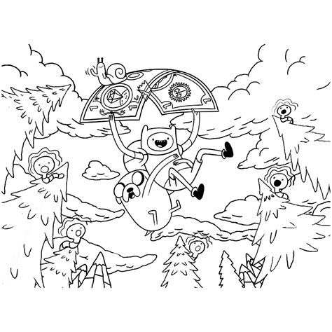 Adventure Time Finn En Jake Kleurplaten Adventure Time 2 Cover B