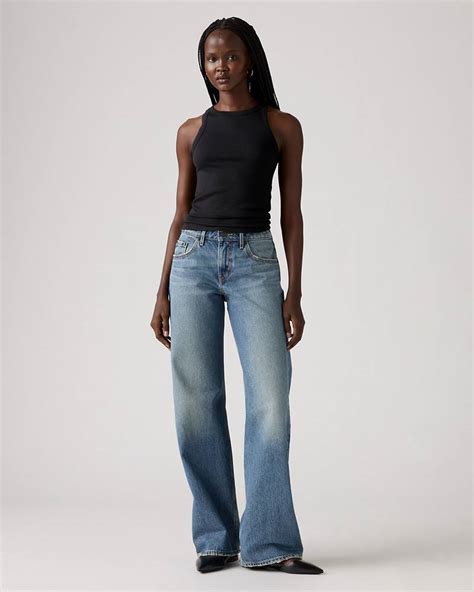Grey Low Rise Loose Fit Jeans For Women Levis® Us