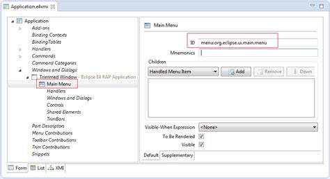 Eclipse Rap Tutorial For Beginners E4 Workbench Application