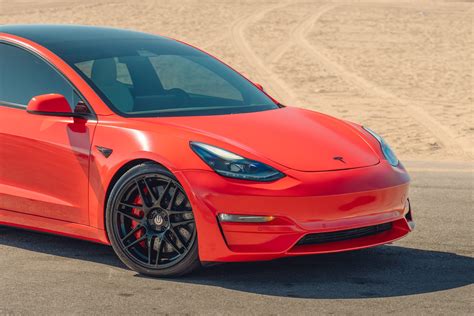 Summer Vibes In A Spark Red Model 3 Ascension By Unplugged Performance
