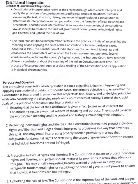 Constitutional Interpretation Harmonious Construction Pdf