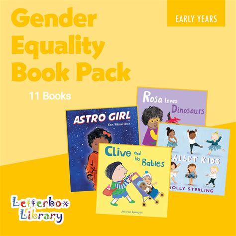 Early Years Gender Equality Pack Early Years Ages Birth 5 11 Books