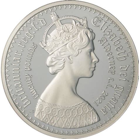 Silver Ten Ounces 10 Oz Coin Type From Alderney Online Coin Club