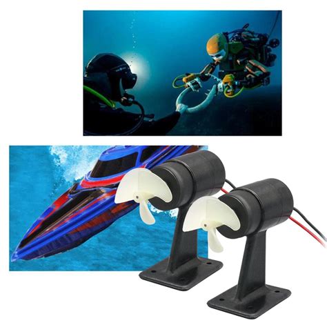 Bnf® Rc Jet Boat Underwater Thruster Motor Durable 3 Blade For Rc Ship