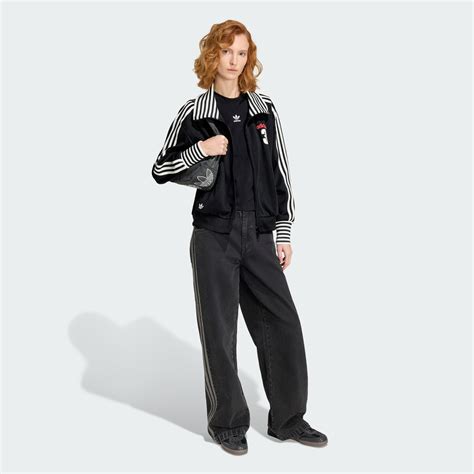 Adidas Vintage Bb Tt Striped Rib Track Top Black Adidas Thailand