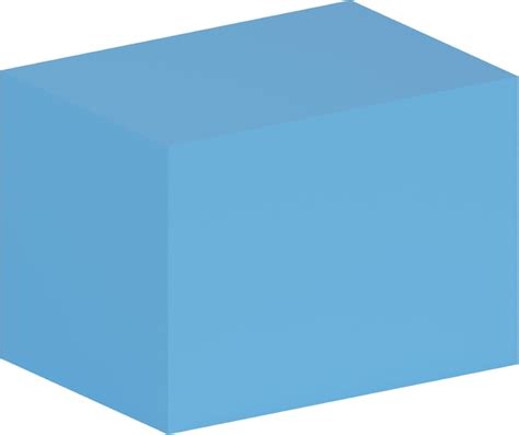 Premium Vector Metal 3d Rectengular Shape