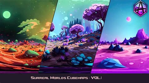 61 hdri surreal worlds cubemaps bundle