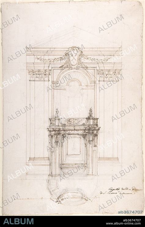 Luigi Vanvitelli Project For A Chapel In The Church Of San Ciriaco