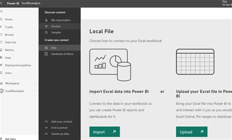 Power Bi How To Create A Report Using Excel Data In Workspace Geeksforgeeks