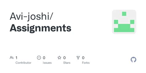 Github Avi Joshiassignments
