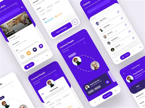 Mobile App — Professional Networking By Rizki Mulyawan On Dribbble
