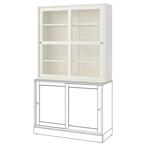 Витрина - HAVSTA IKEA/ ХАВСТА ИКЕА, 123х121 см, белый за 85195 рублей в ...