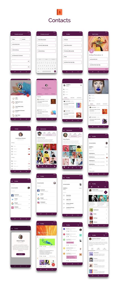 Prototype 86 Template For Android Artofit