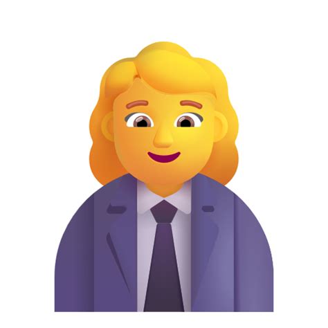 👩‍💼 Woman Office Worker On Microsoft 3d Fluent 151