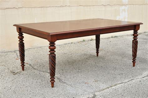 Ethan Allen British Classics Cherry Wood Rectangular Dining Table At