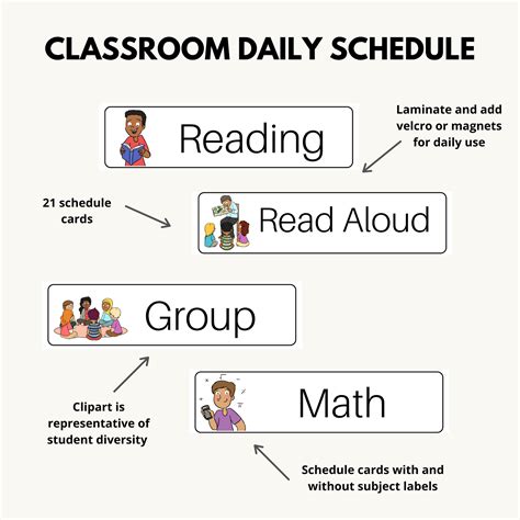Daily Schedule Classroom Daily Schedule Classroom Management Visual