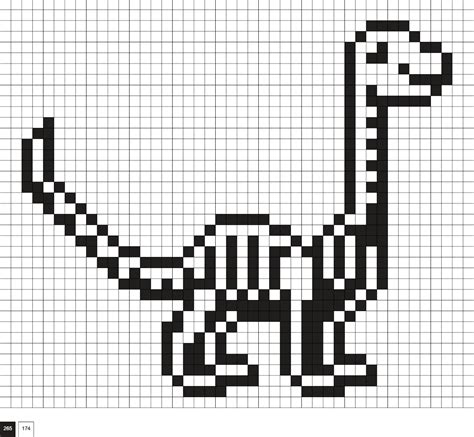 Dinosaur Perler Beads 40 Free Patterns