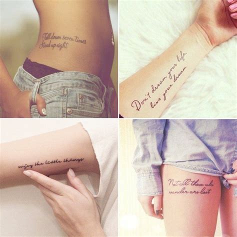 31 Quote Tattoos To Inspire Your Next Ink Inspiring Quote Tattoos