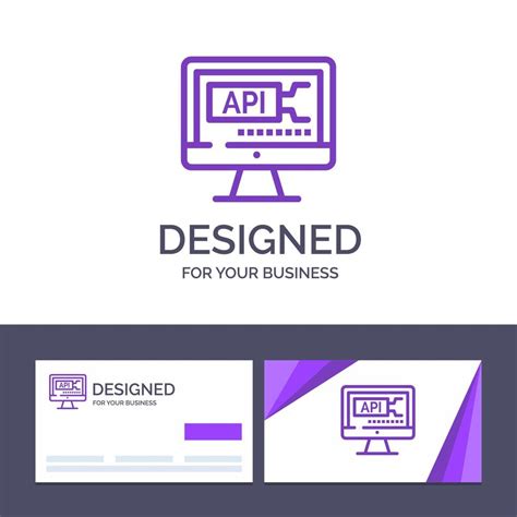 Creative Business Card And Logo Template Computer Code Coding Education Vector Illustration