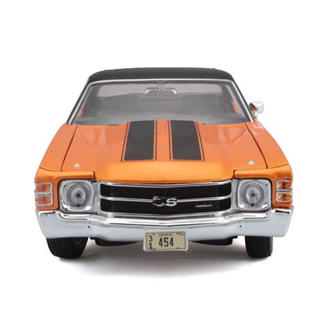 Maisto 1 18 Se 1971 Chevrolet Chevelle Ss 454 Cpe Orange Chriss House