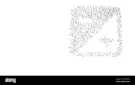 3d Rendering Of Nails In Shape Of Symbol Of Exposure Camera Sign With