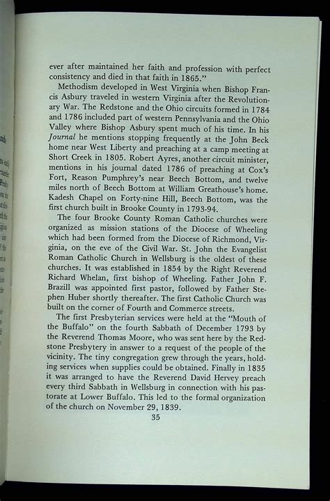 A History Of Brooke County Nancy Lee Caldwell Catherine Manion