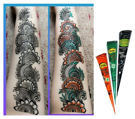 Different Color Henna Tattoos How To Make Henna Paste For Dark Red