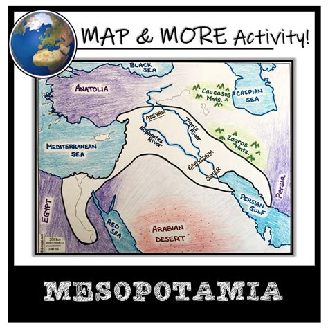 Blank Ancient Mesopotamia Map
